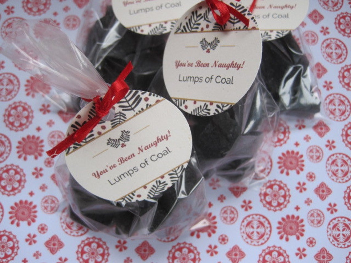 Lumps of Coal Soap Christmas Gift 1 Bag gag Gift Santa Bad - Etsy