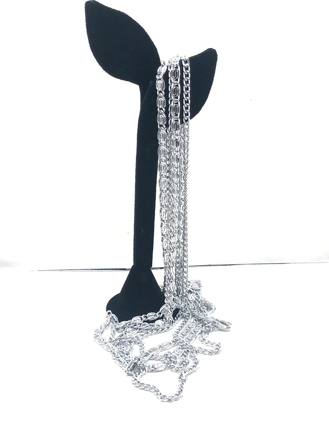 SARAH COVENTRY Vintage Silver Tone Multi Chain 24 Inch Necklace ...