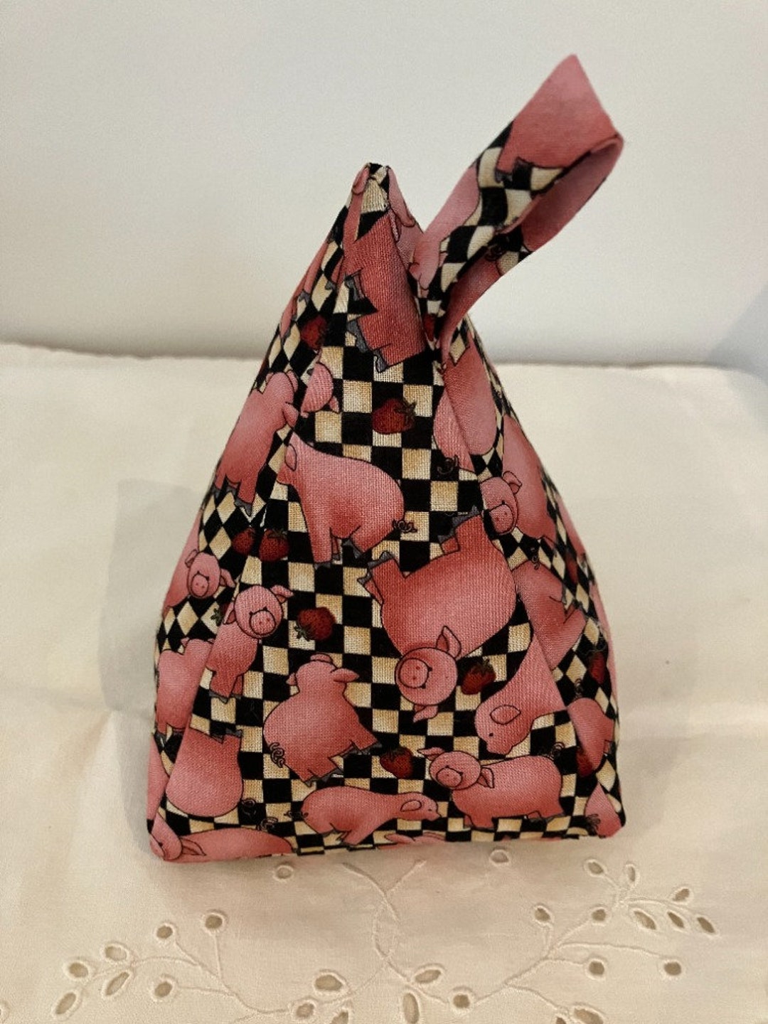 Pig Door Stop, Pyramid, Weighted, Cotton - Etsy