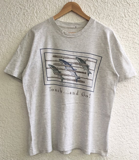Vintage 90’s Woolrich Since 1830 Touch And Go T-shirt… - Gem