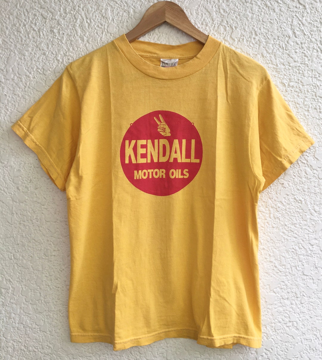 Vintage 90s Kendall Motor Oils Logo T-shirt Size S / Car Oil ...
