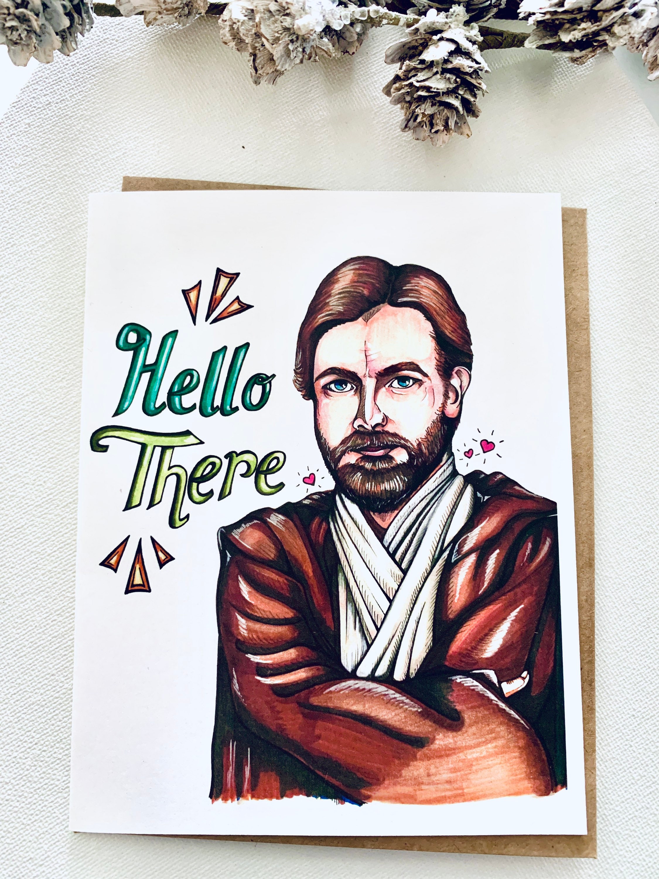 Funny hello There Obi Wan Kenobi Star Wars Friendship/love/birthday ...