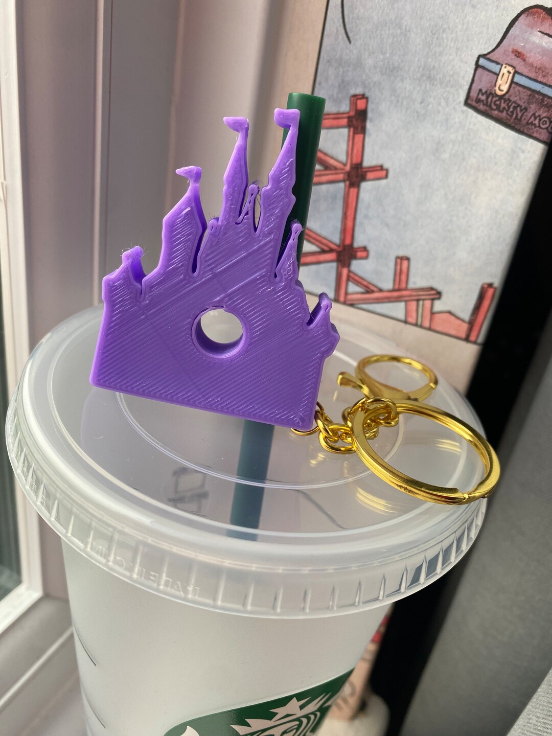Magical Castle 3D Printed Straw Topper & Keyring - Etsy