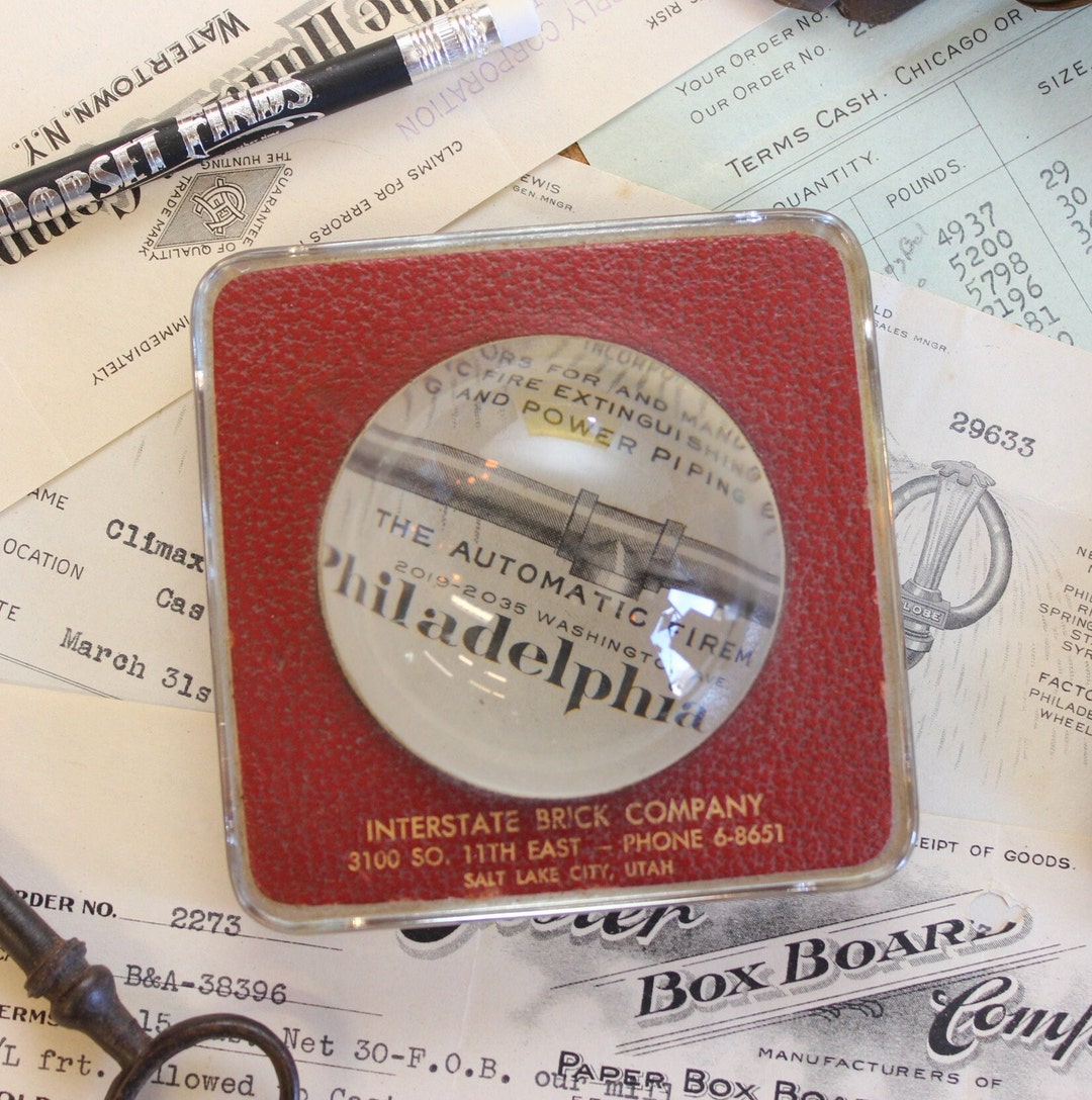 Antique Vintage Interstate Brick Co. Salt Lake City Advertising ...