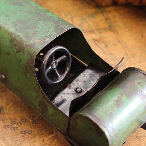 13" Original 1920s Structo Racer Racing Car Vintage Antique Toy W ...