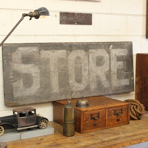 19th Century 54"x20" Early Antique Primitive "store" Smaltz Wood ...