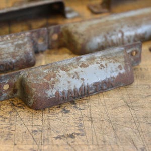 X1 Antique Vintage Industrial Hamilton Pressed Steel Typeset Cabinet ...