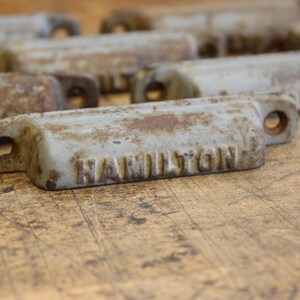 X1 Antique Vintage Industrial Hamilton Cast Iron Typeset Cabinet Drawer ...