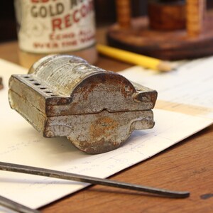 Antique Vintage Cast Iron A.C. Williams Presto Coin Money Bank Building ...