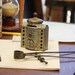 Antique Vintage Cast Iron A.C. Williams Presto Coin Money Bank Building ...