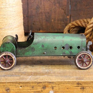 13" Original 1920s Structo Racer Racing Car Vintage Antique Toy W ...