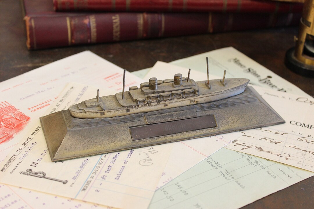 Vintage SS President Wilson Cast Metal Banker's/ Chart Figural ...