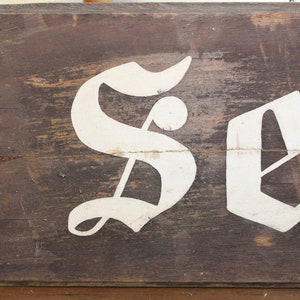 42 Vintage Industrial Hand Painted Wood Service/ Gas Station ...