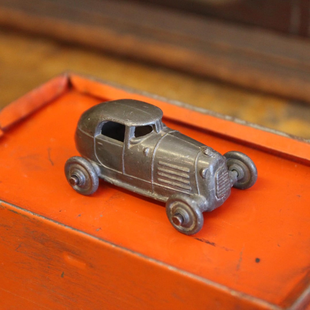 Vintage Slush Cast Metal Boat Tail Racer Racing Car Toy - 1930s - Etsy