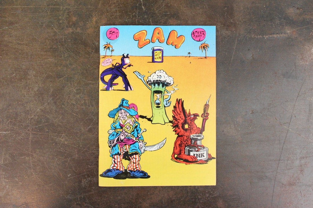 C.1974 Vintage Robert Crumb Zam Zine Magazine EXC Near Mint - Etsy