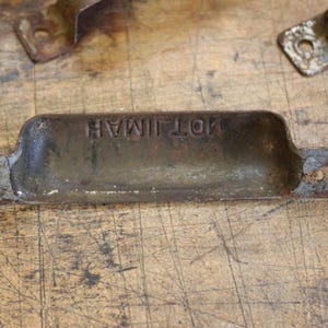 X1 Antique Vintage Industrial Hamilton Pressed Steel Typeset Cabinet ...