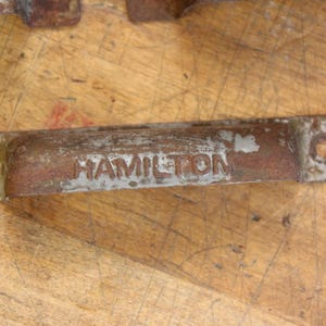X1 Antique Vintage Industrial Hamilton Pressed Steel Typeset Cabinet ...