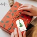 Merry Christmas Gift Tag Printable Christmas Tree Gift Tag Holiday ...