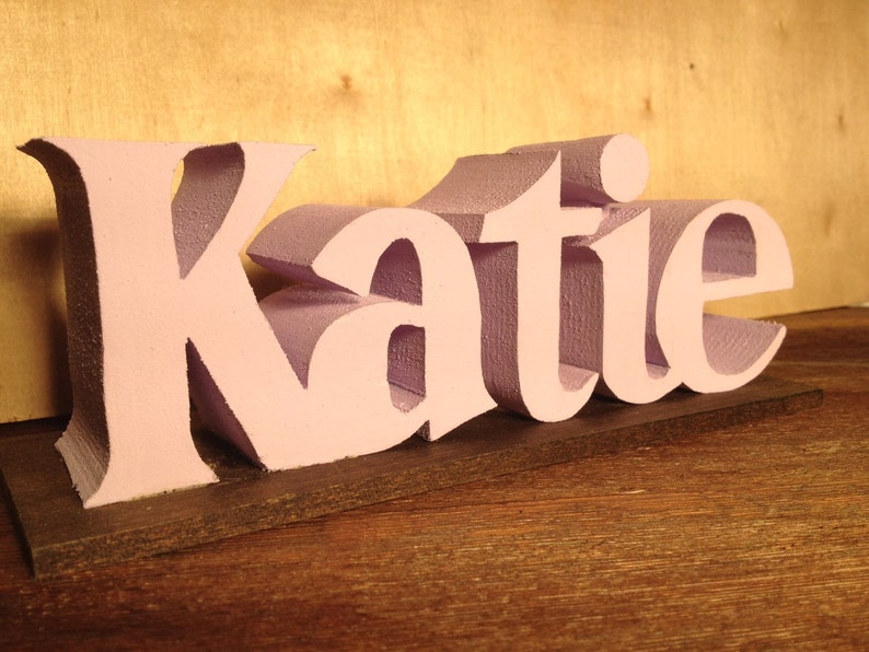Foam Letters Name Plate Custom Name Plate - Etsy