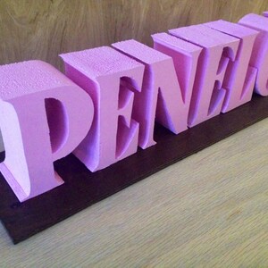Foam Board Name Plate - Etsy