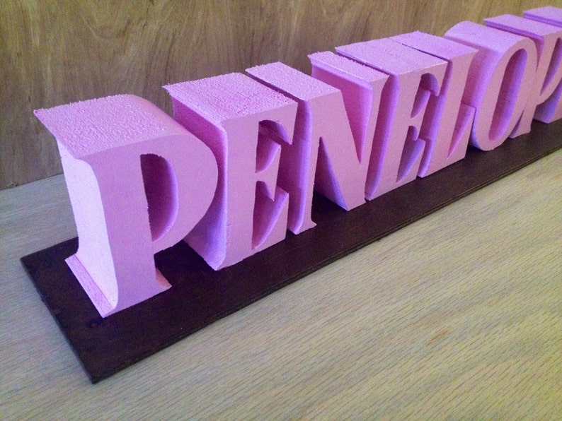Foam Board Name Plate - Etsy