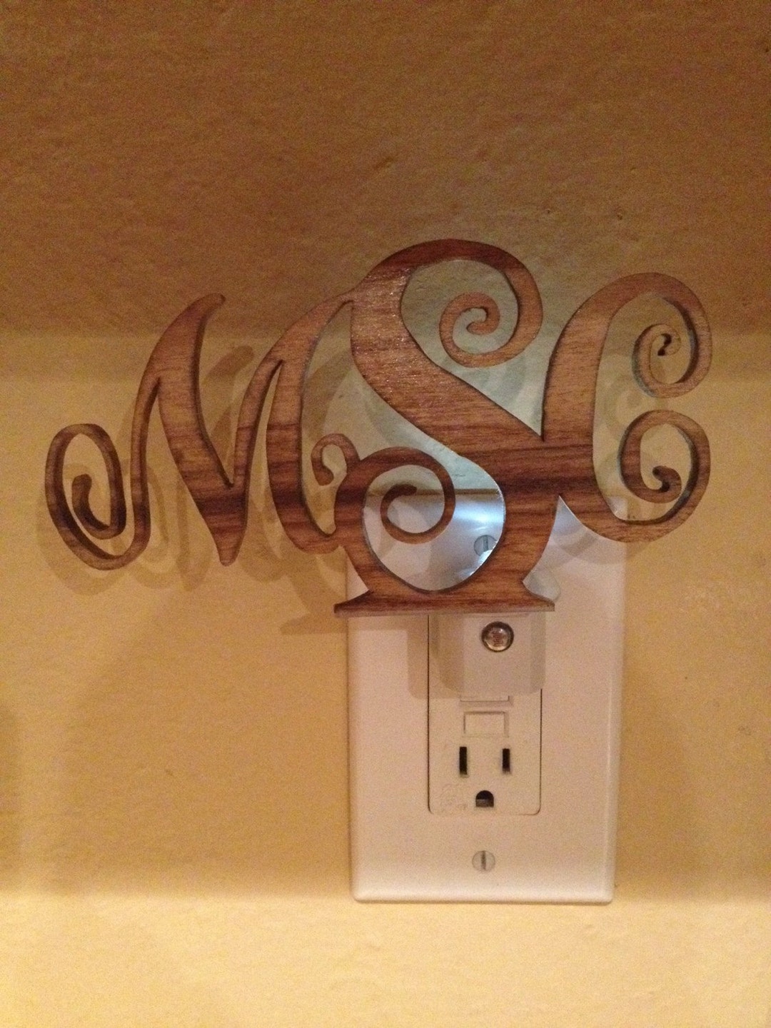 Monogram Night Light - Etsy