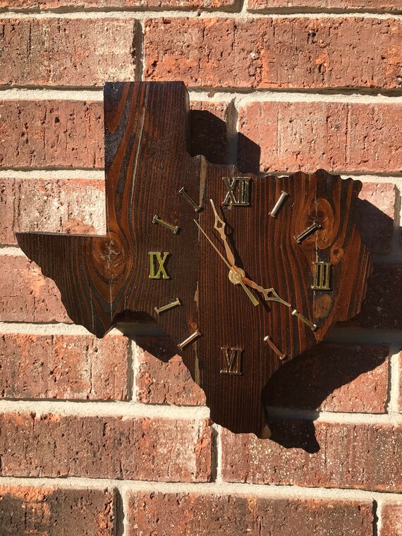 Texas Wall Clock | Etsy