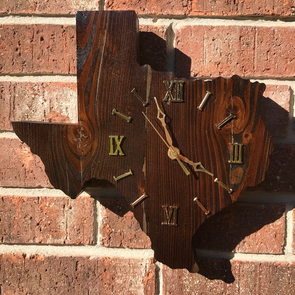 Handmade Wood Clock - Etsy