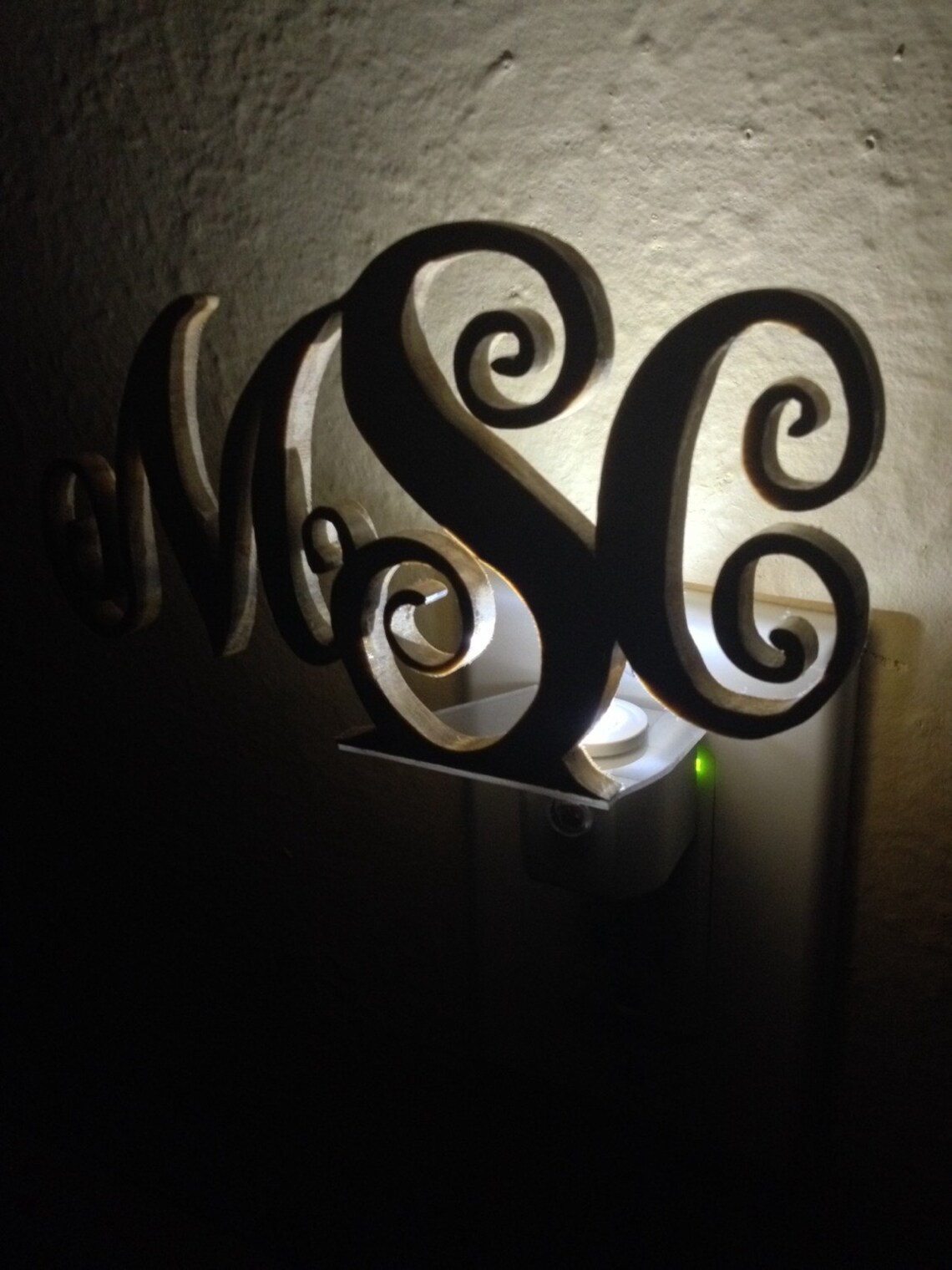 Monogram Night Light | Etsy