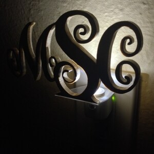 Monogram Night Light - Etsy