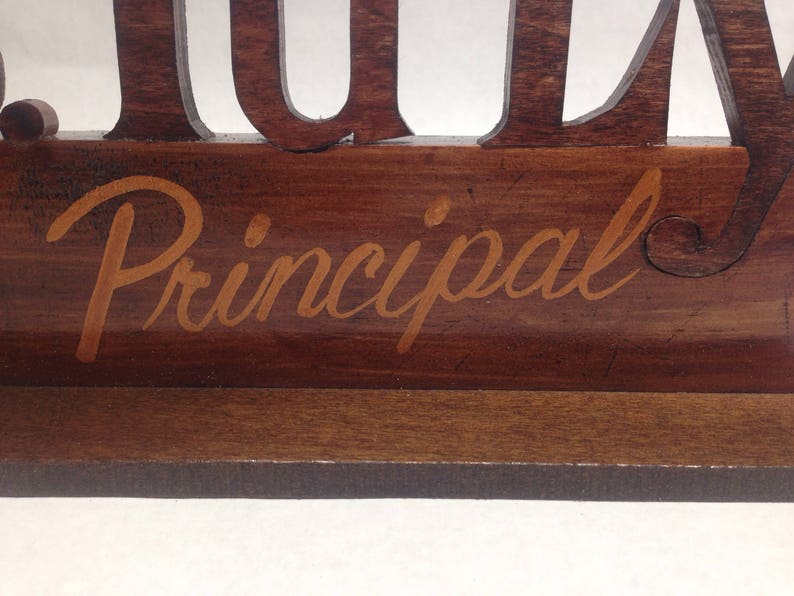 Principal Name Plate | Etsy