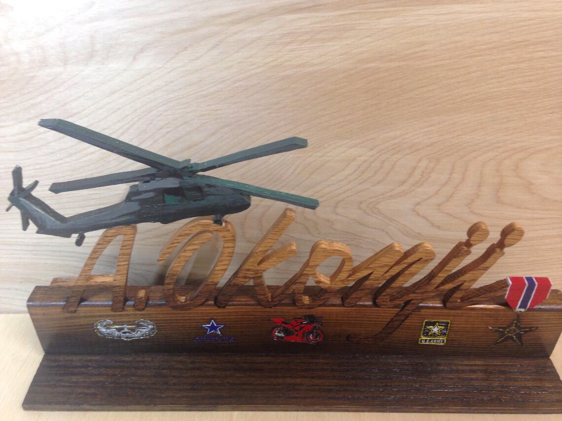 Cool Name Plate Custom Name Plate Guy Name Plate | Etsy