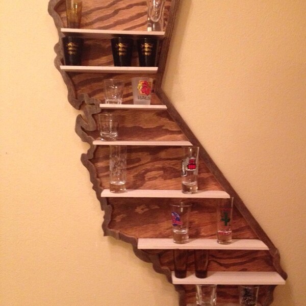 Shot Glass Display - Etsy