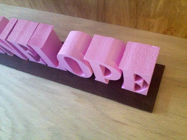 Foam Board Name Plate - Etsy