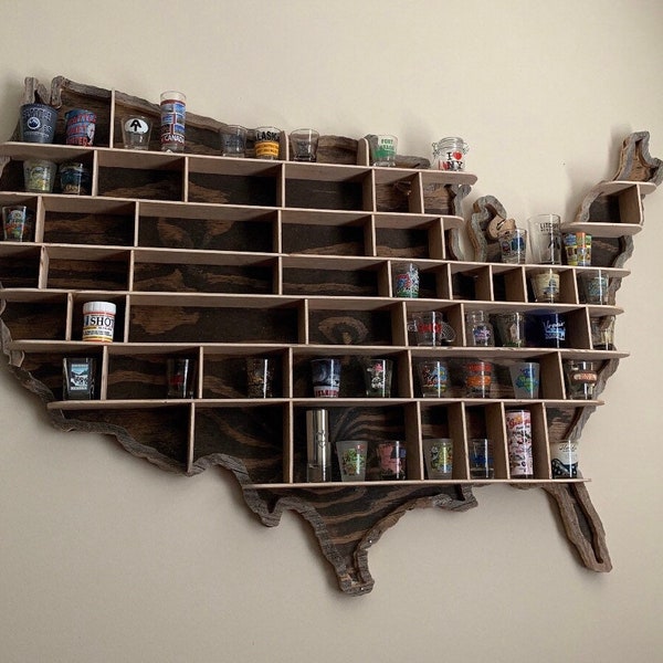 Shot Glass Display - Etsy