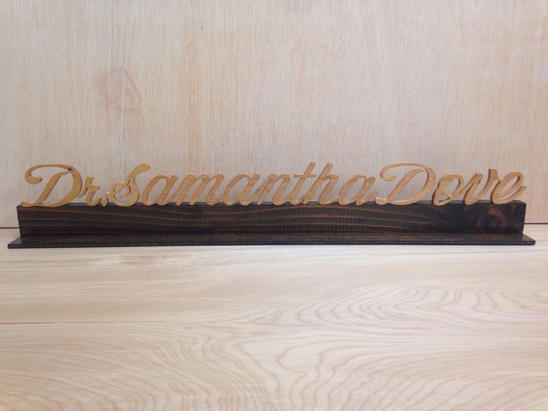 Dr Name Plate - Etsy