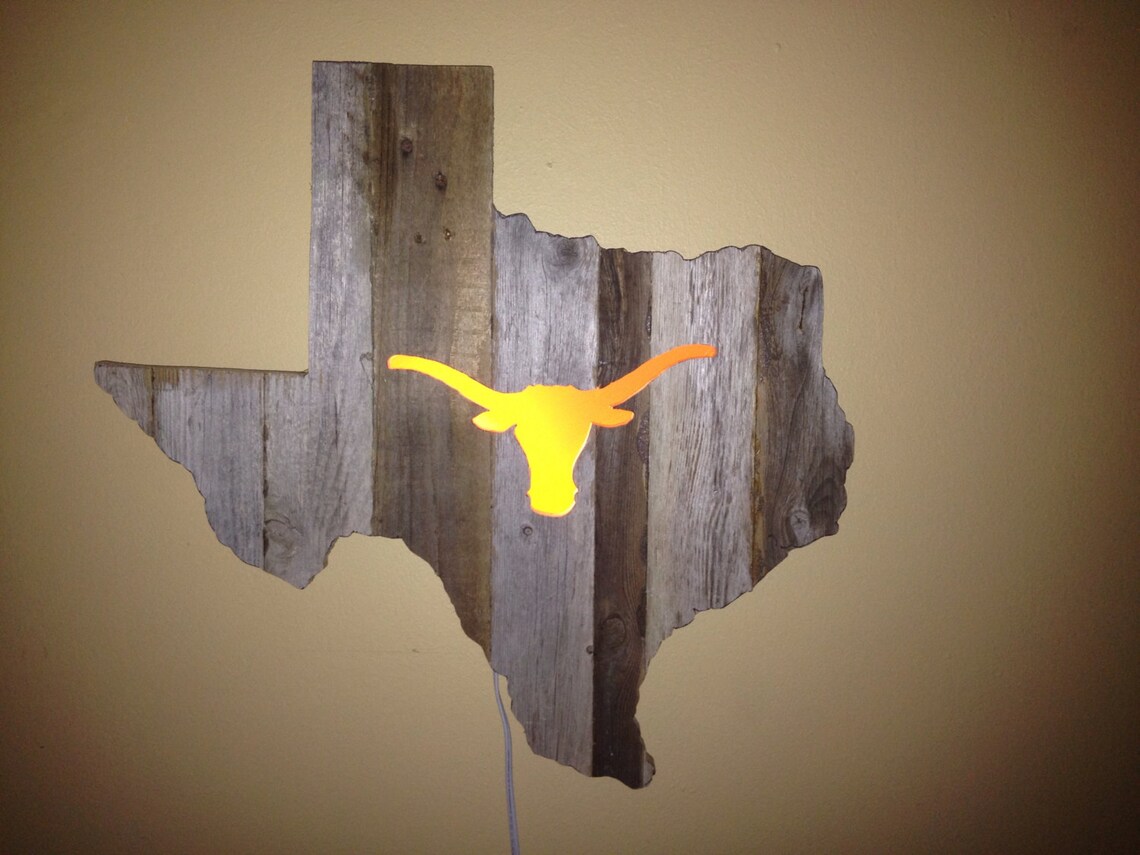 Custom Texas Lamp Texas Lamp Longhorn Lamp - Etsy