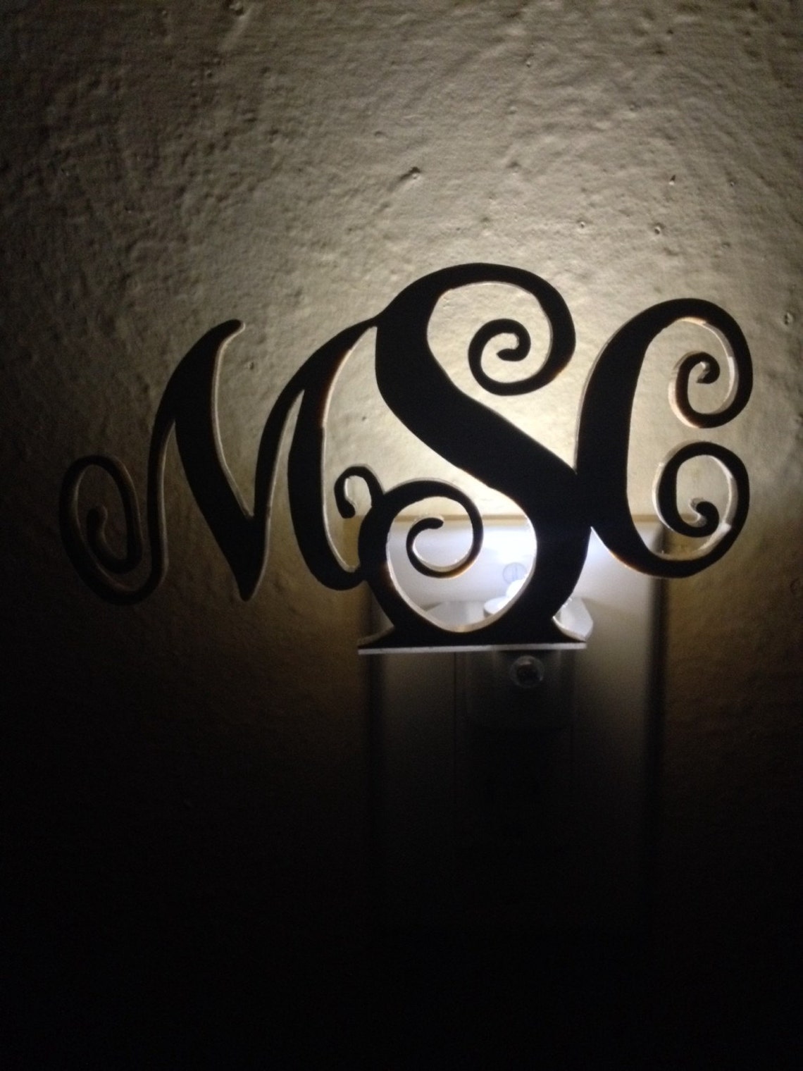 Monogram Night Light | Etsy