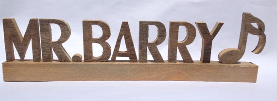 Rustic Name Plate | Etsy