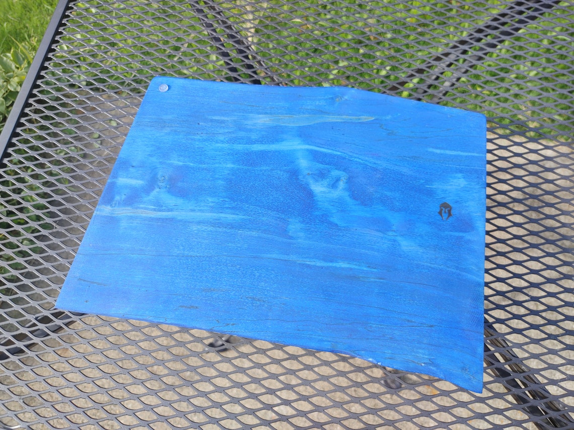 Blue Spalted Maple Charcuterie Board Serving Tray With Handles - Etsy