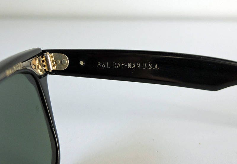Vintage Usa Made 1980s Era Rayban Wayfarer 5024