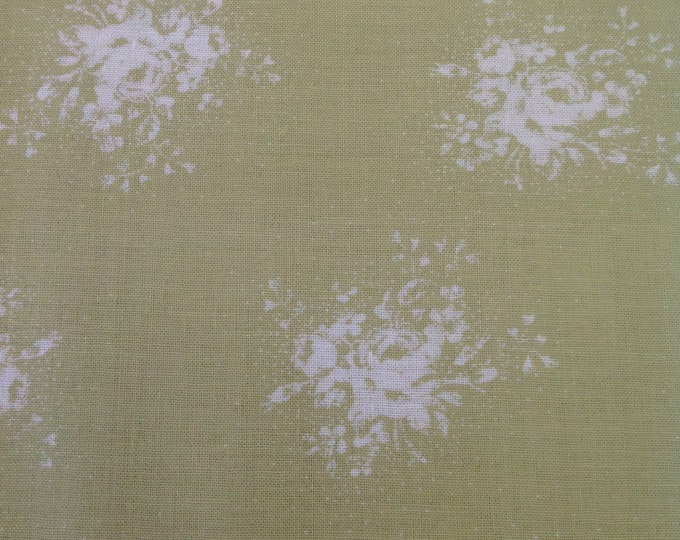 Durham Quilt Collection by Lecien Fabrics, Green Color Way, White ...