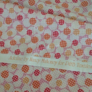 Adeline by Nancy Mahoney for P & B Textiles White Fabric With | Etsy