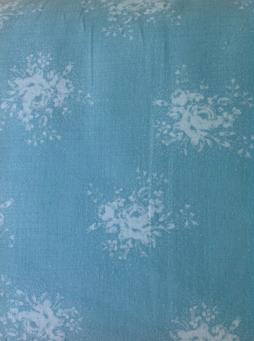 Durham Quilt Collection by Lecien Fabrics Aqua Fabric With White ...