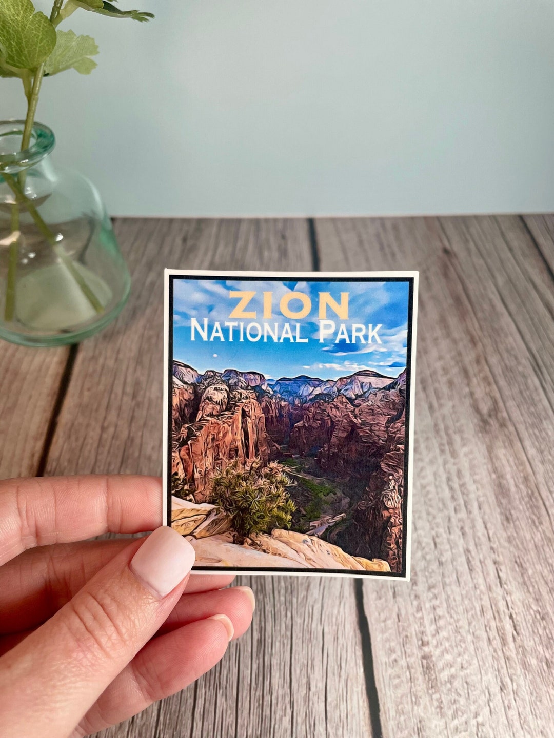 Zion National Park Sticker - National Park Sticker - National Park ...