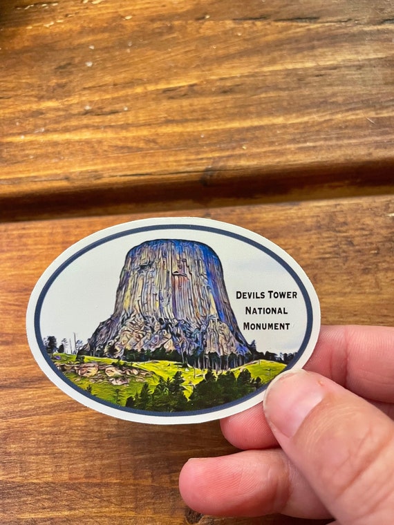 Devils Tower National Monument Sticker National Monument - Etsy
