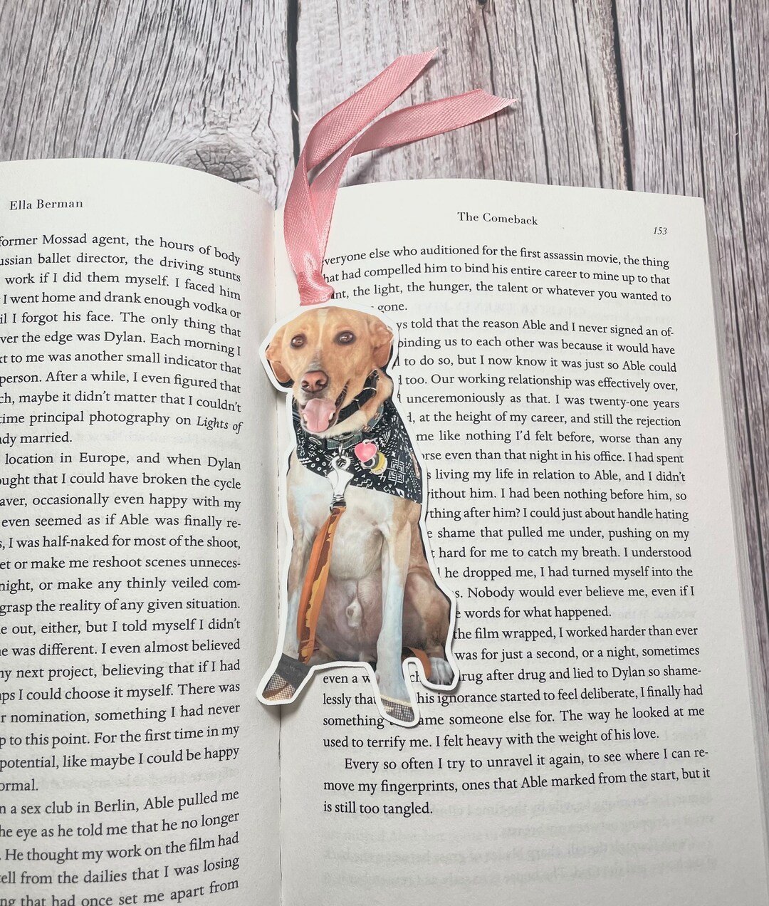 Personalized Dog Bookmark Cat Bookmark Cat Mom Pet Bookmark Photo ...
