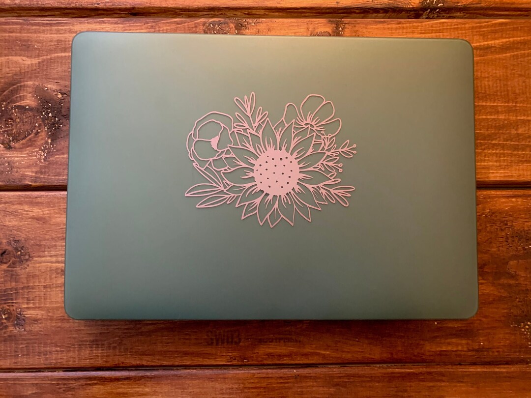 Wildflower Decal - Wildflower Sticker - Laptop Sticker - Sticker for ...