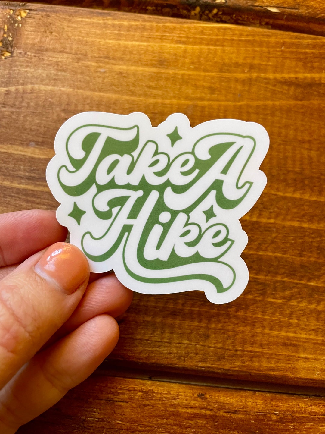 Take A Hike Sticker - Hiking Sticker - Retro Sticker - Outdoor Sticker ...