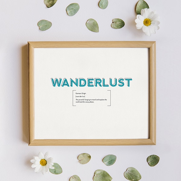Wanderlust Print - Etsy